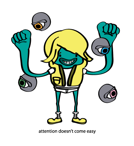 Attention Easy – upside down grin