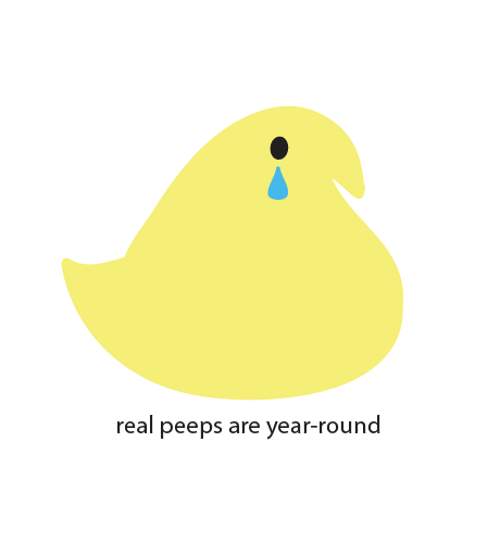 Real Peeps – upside down grin