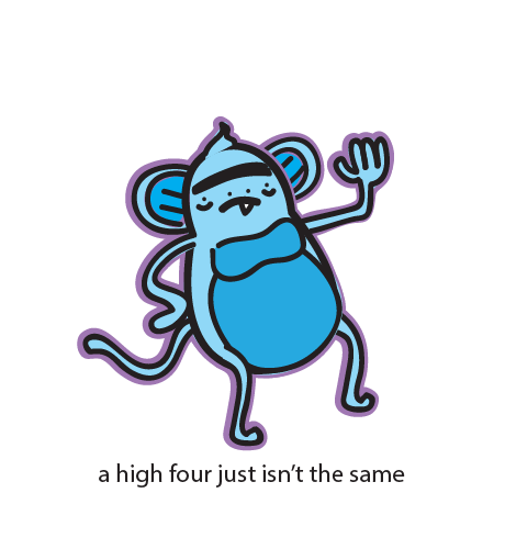 High Four – upside down grin